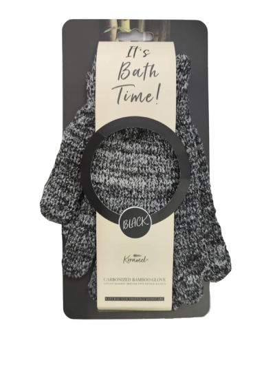 KRRAMEL Carbonized Bamboo Exfoliating Gloves- Black Series – Miezora