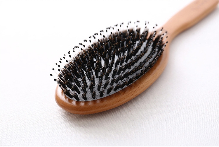 KRRAMEL HAIR PADDLE BRUSH PREMIUM WOOD FREE GIFT BOX & BAG cover – Miezora