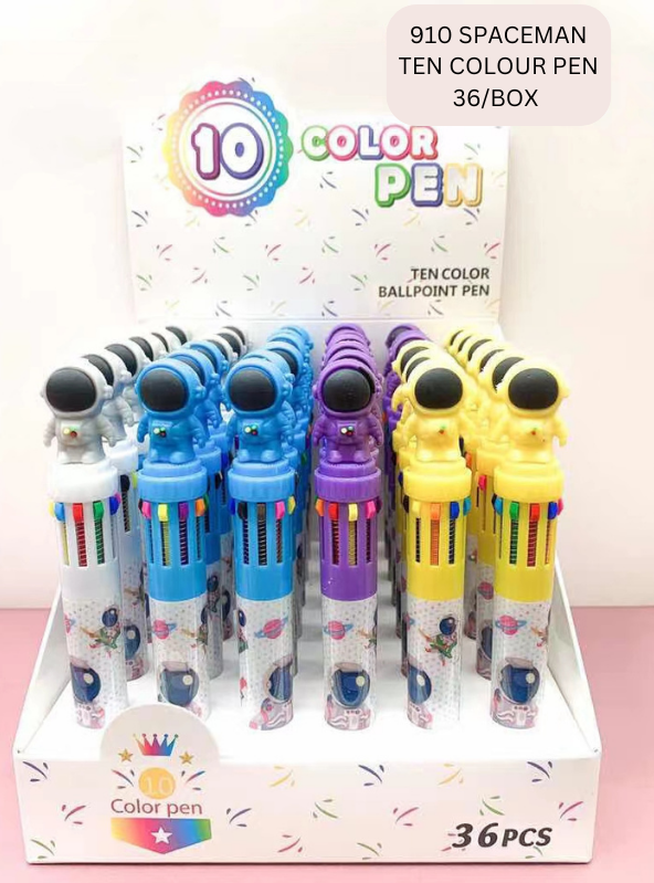 910 10 COLORS PEN DINASOUR – Miezora
